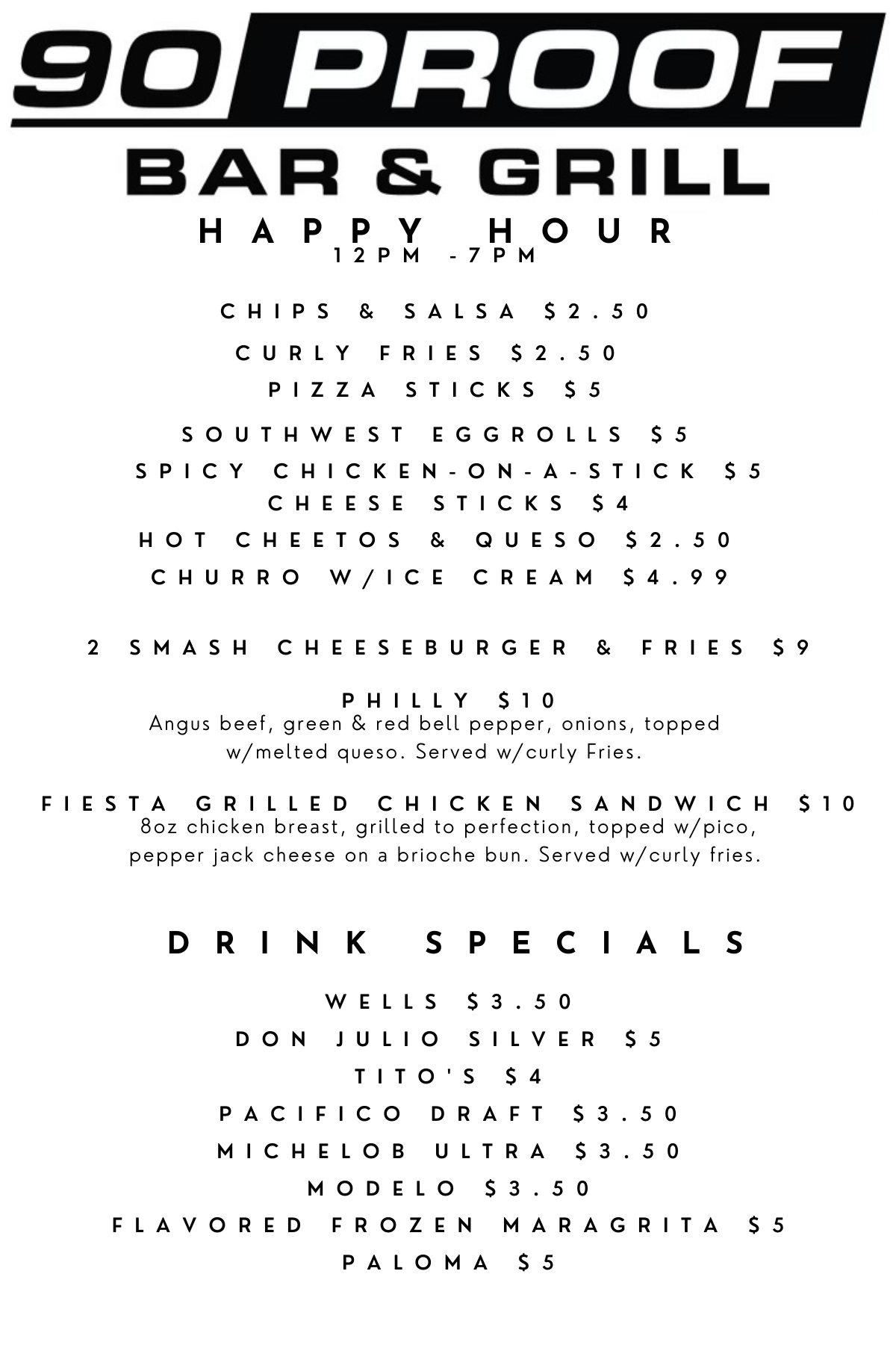 90 Proof Bar & Grill - San Antonio